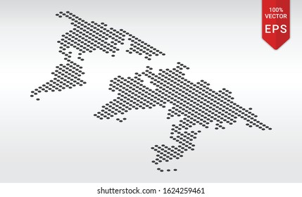 Pixel Map Philippines Vector Dotted Map Stock-vektor (royaltyfri ...