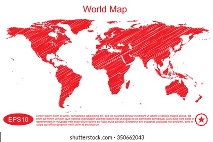 82,019 World map red white Images, Stock Photos & Vectors | Shutterstock