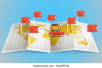 11,654 World map car Stock Vectors, Images & Vector Art | Shutterstock