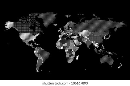 84,243 World map black texture Images, Stock Photos & Vectors ...