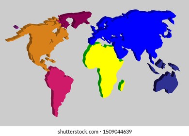 Uv Ultraviolet World Map Infographic Chart Stock Vector (Royalty Free ...