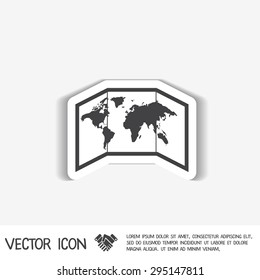World Mapcountries Icon Stock Vector (Royalty Free) 295147811 ...