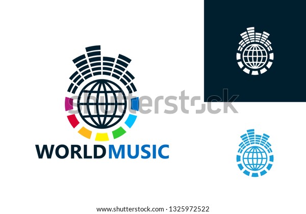 World Music Logo Template Design Vector Stock Vector (Royalty Free ...
