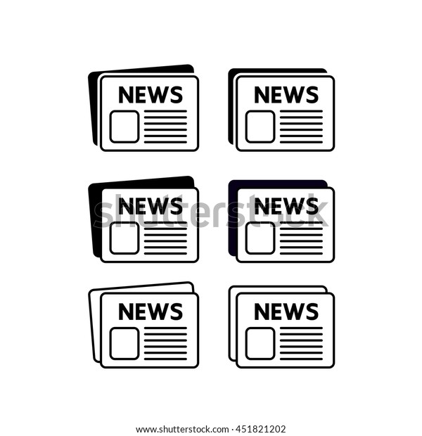 World News Vector Illustration Stock Vector (Royalty Free) 451821202 ...