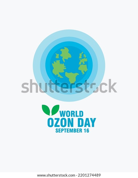 World Ozone Day Illustration Earth Ozone Stock Vector (Royalty Free ...