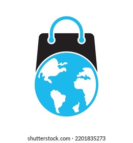 World Shop Logo Template Design Vector Stock Vector (Royalty Free ...