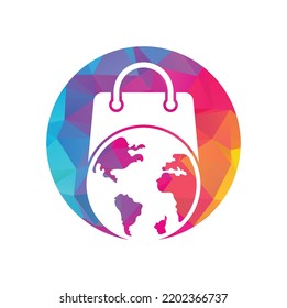 World Shop Logo Template Design Vector Stock Vector (Royalty Free ...