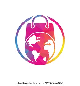 World Shop Logo Template Design Vector Stock Vector (Royalty Free ...