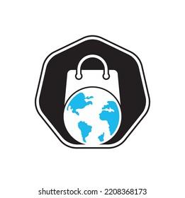 World Shop Logo Template Design Vector Stock Vector (Royalty Free ...