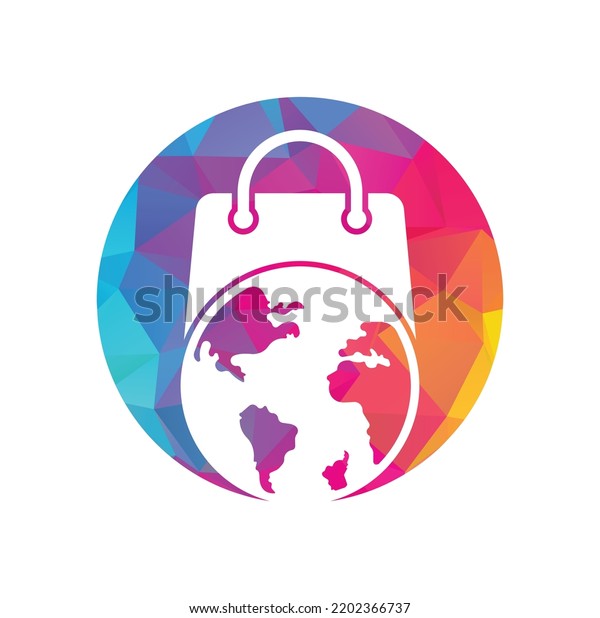 World Shop Logo Template Design Vector Stock Vector (Royalty Free ...