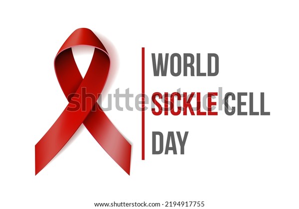 World Sickle Cell Day Sickle Cell Stock Vector (Royalty Free ...