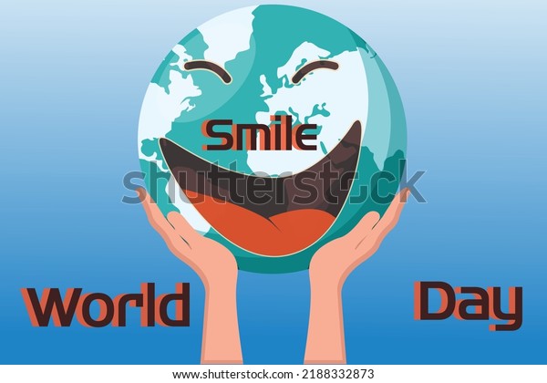 World Smile Day Smile Earth Stock Vector (Royalty Free) 2188332873 ...