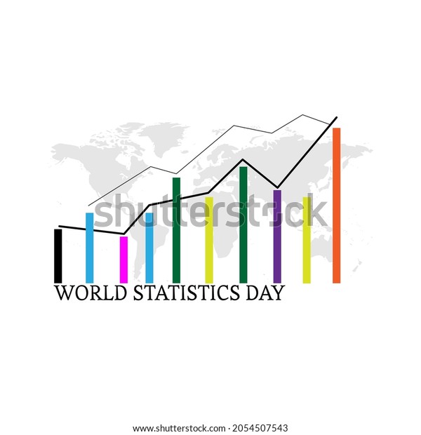 World Statistics Day Concept Illustration Vector Stock Vector (Royalty ...