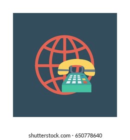 World Telephone Stock Vector (Royalty Free) 650778640 | Shutterstock