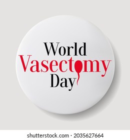 World Vasectomy Day Observed Every Year Stock Vector (Royalty Free ...