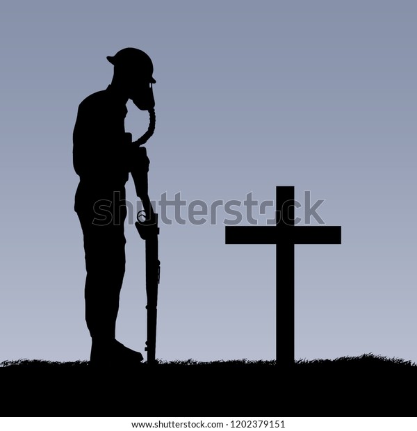 World War British Empire Us Soldier Stock Vector (Royalty Free ...