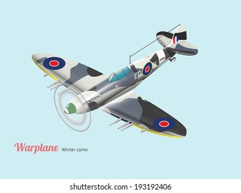 World War British Warplane Isometric Vector: เวกเตอร์สต็อก (ปลอดค่า ...