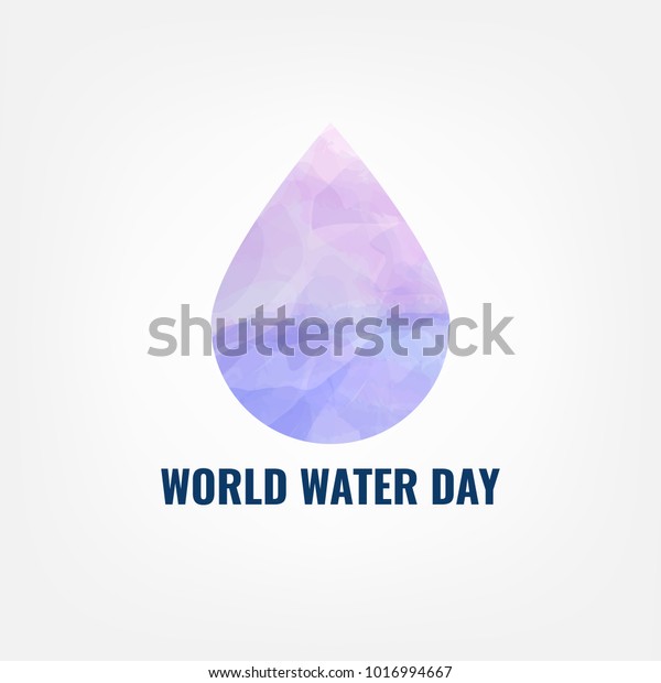World Water Day Logo Vector Illustration Stock Vector (Royalty Free ...