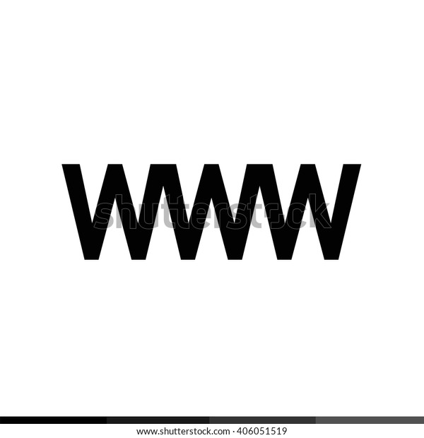World Wide Web Symbol Icon Illustration Stock Vector (Royalty Free ...