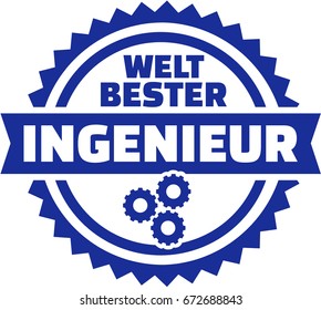 Worlds Best Engineer Stock Vector (Royalty Free) 672688843 | Shutterstock