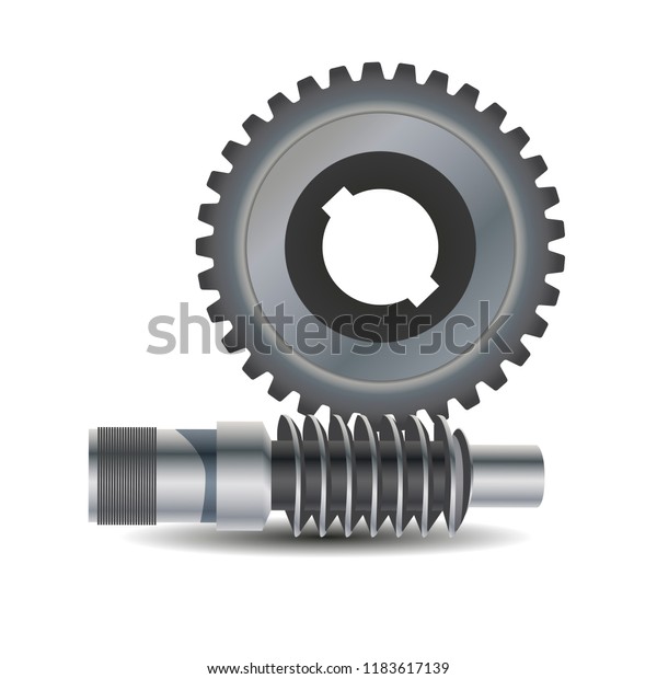 Worm Drive Vector Diagram Protrusion On Stock Vector (Royalty Free ...