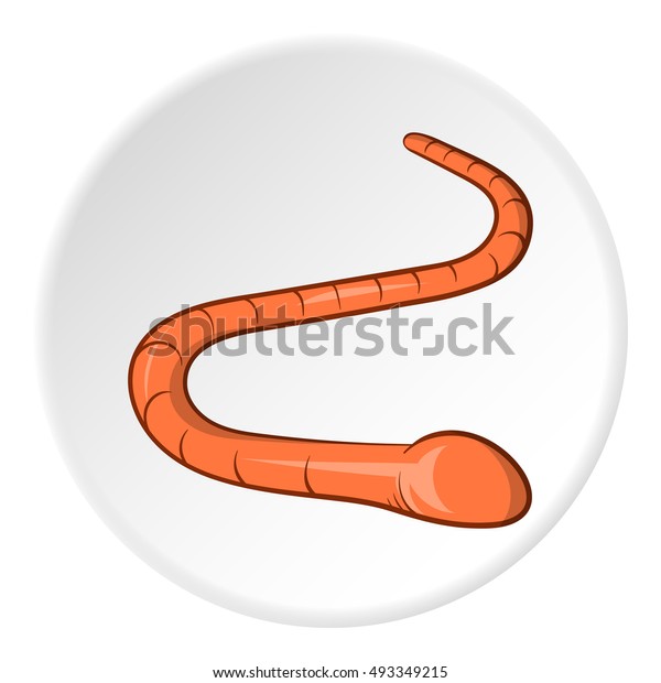 Worm Icon Cartoon Style Isolated On: เวกเตอร์สต็อก (ปลอดค่าลิขสิทธิ์ ...