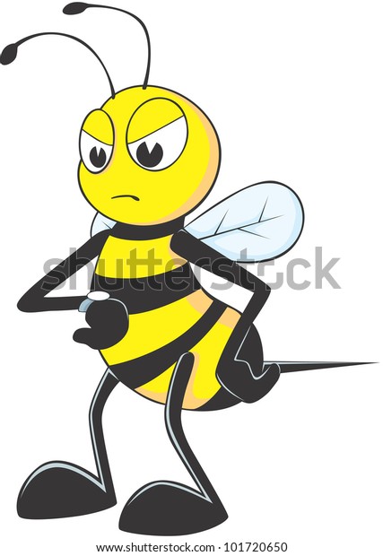 Worried Bee Being Impatient Stock Vector (Royalty Free) 101720650 ...
