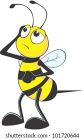 Worried Bee Being Impatient Stock Vector (Royalty Free) 101720650 ...