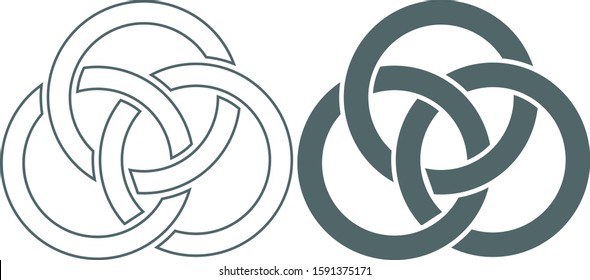Woven Effect Symbol Vector Illustration: vector de stock (libre de ...