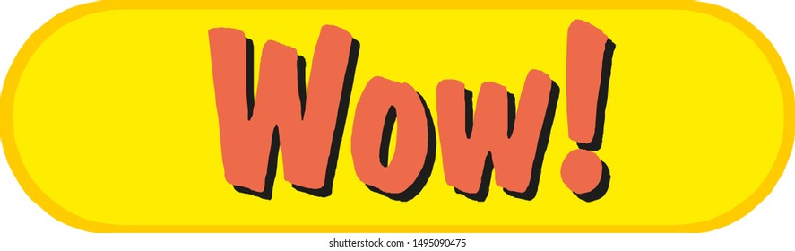 Wow Fun Graphic Icon Logo Vector Stock Vector (Royalty Free) 1495090475 ...