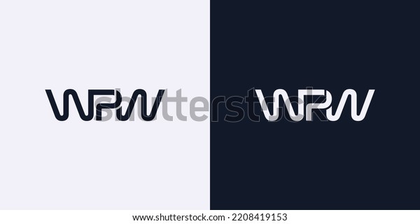 Wpw Letter Original Creative Modern Logo Stock Vector (Royalty Free ...