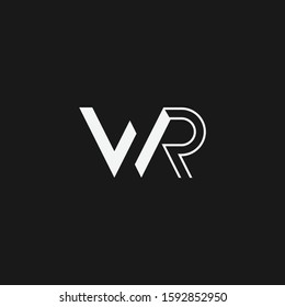 Wr Logo Icon Designs Stock Vector (Royalty Free) 1592852950 | Shutterstock