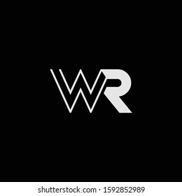 Wr Logo Icon Designs Stock Vector (Royalty Free) 1592852989 | Shutterstock