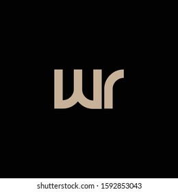 Wr Logo Icon Designs Stock Vector (Royalty Free) 1592853043 | Shutterstock