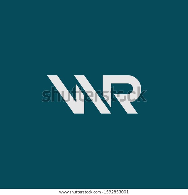 Wr Logo Icon Designs Stock Vector (Royalty Free) 1592853001 | Shutterstock