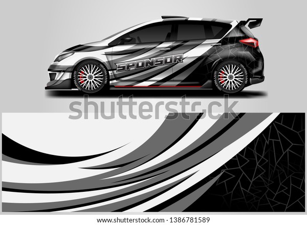 Wrap Livery Decal Car Vector Supercar Stock Vector (Royalty Free ...