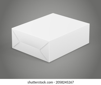 Wraped Box Vector Illustration On Gray Stock Vector (Royalty Free ...