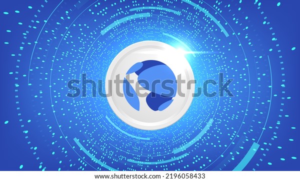 Wrapped Luna Token Wluna Coin Cryptocurrency Stock Vector (Royalty Free ...