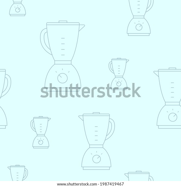 Wrapping Paper Seamless Pattern Blender Symbols Stock Vector (Royalty ...