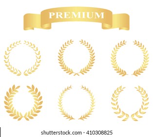 Wreaths Icon Vector Stock Vector (Royalty Free) 410308825 | Shutterstock