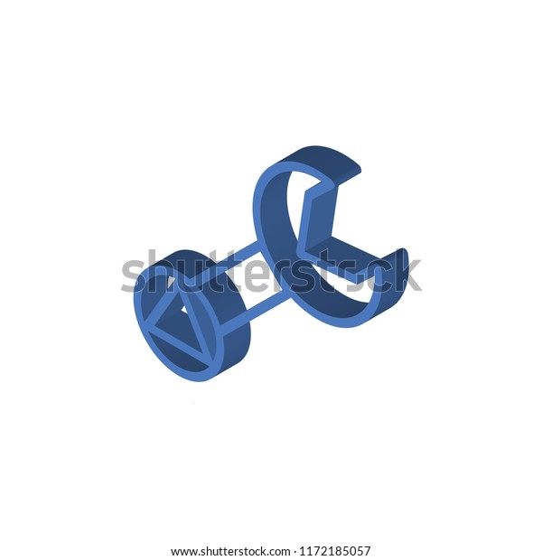 Wrench Isometric Left Top View 3d Stock Vector (Royalty Free ...