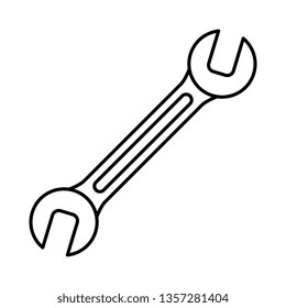 Wrench Key Tool Icon Stock Vector (Royalty Free) 1357281404 | Shutterstock