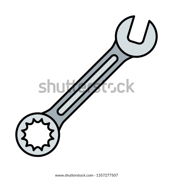Wrench Key Tool Icon Stock Vector (Royalty Free) 1357277507 | Shutterstock