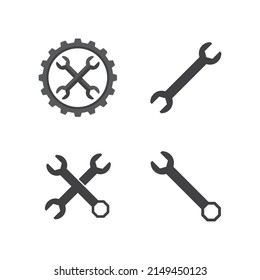 Wrench Logo Vector Flat Design Stock Vector (Royalty Free) 2149450123 ...