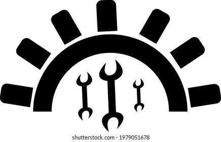 262 Half gear logo Images, Stock Photos & Vectors | Shutterstock