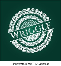 Wriggle On Chalkboard Stock Vector (Royalty Free) 1219016080 | Shutterstock