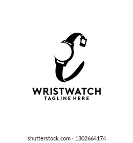 Wrist Watch Logo Design Stock Vector (Royalty Free) 1302664174 ...