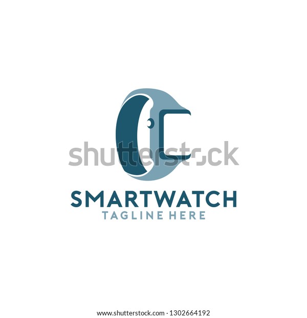 Wrist Watch Logo Design Stock Vector (Royalty Free) 1302664192 ...