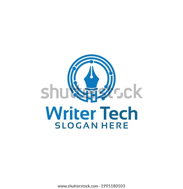 Writer Modern Logo Eps 10 Editable Stock Vector (Royalty Free ...