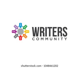 Writers Logo Concept Stock Vector (Royalty Free) 1048461202 | Shutterstock